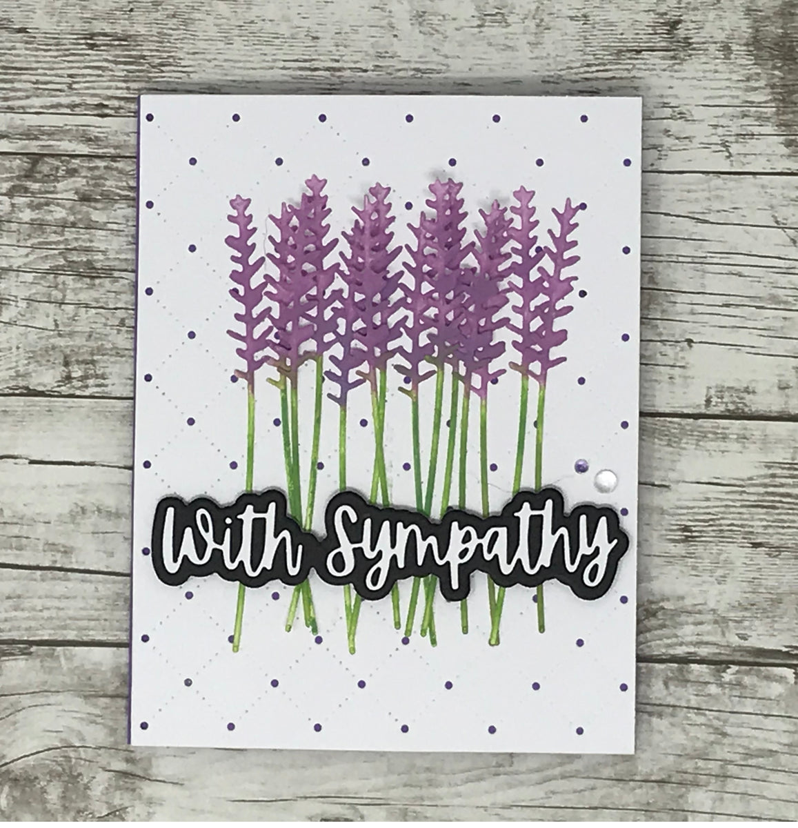 Lavender Sympathy Card Kit – CraftFancy