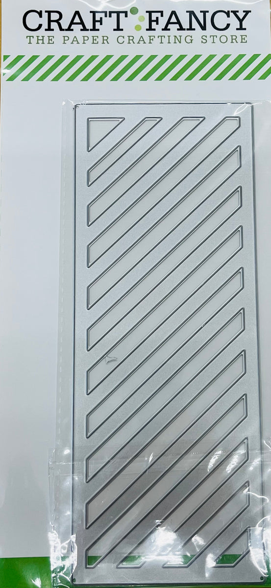 CF203 Slim Diagonal Stripes craft die – CraftFancy