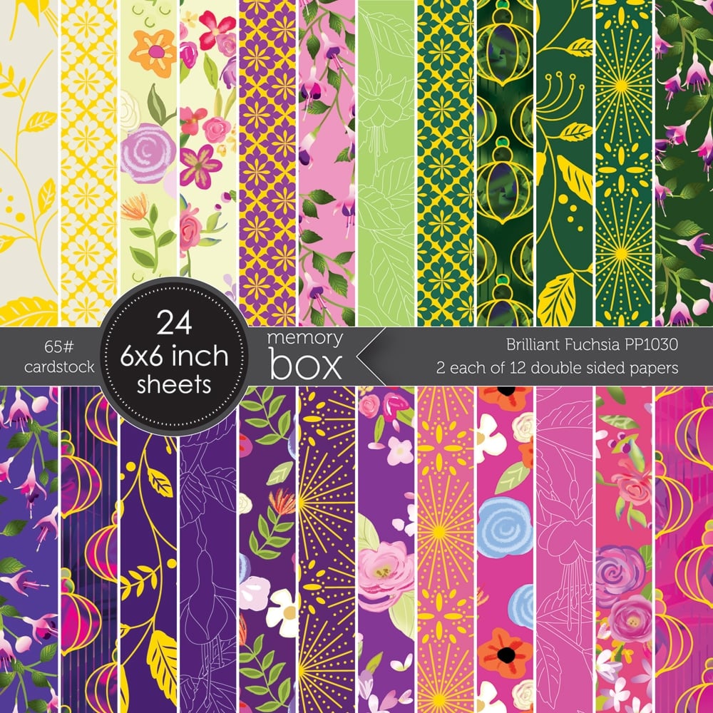 PP1030 Brilliant Fuchsia 6x6 pack – CraftFancy