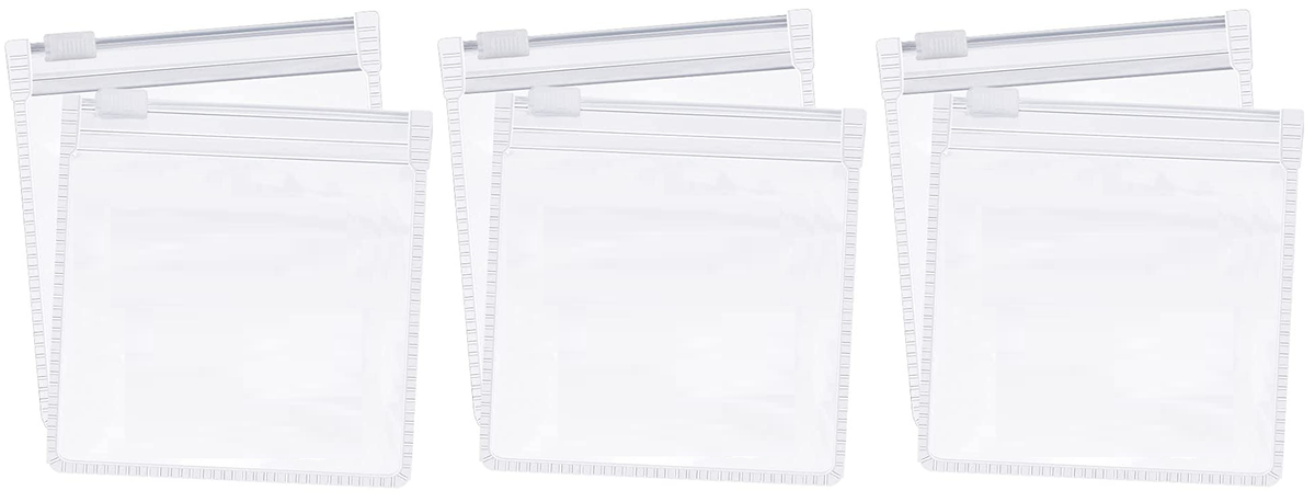 Clear Zipper Pouches - pack of 6 – CraftFancy