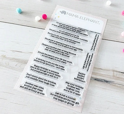 Cheeky Birthday Stamp Set – CraftFancy