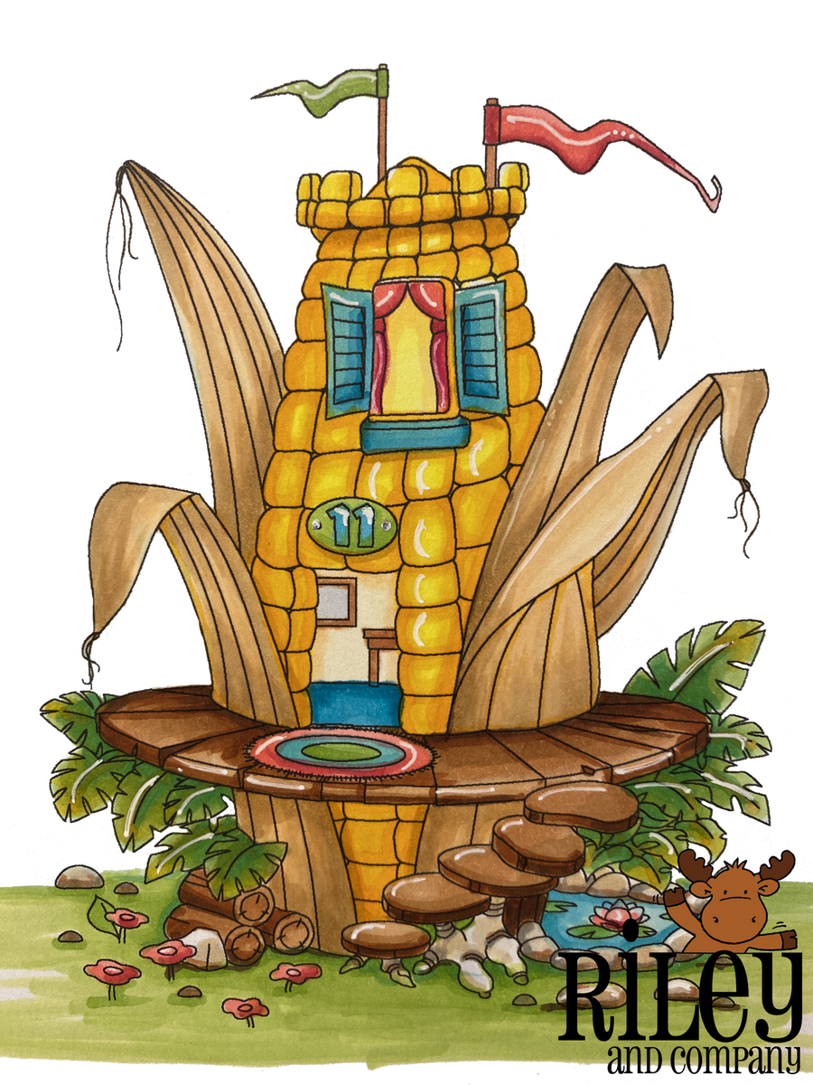 VL2449 Corn Cabin House – CraftFancy