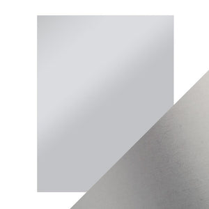 Frosted Silver Satin Effect Mirror Cardstock – CraftFancy