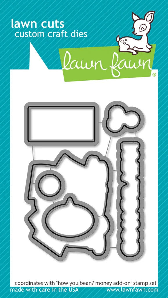 LF3420 How you Bean? Money Add-On Die Set – CraftFancy