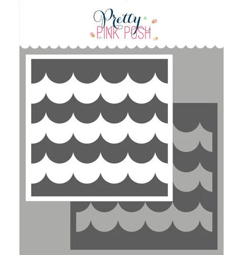 Stacked Scallop Stencil – CraftFancy