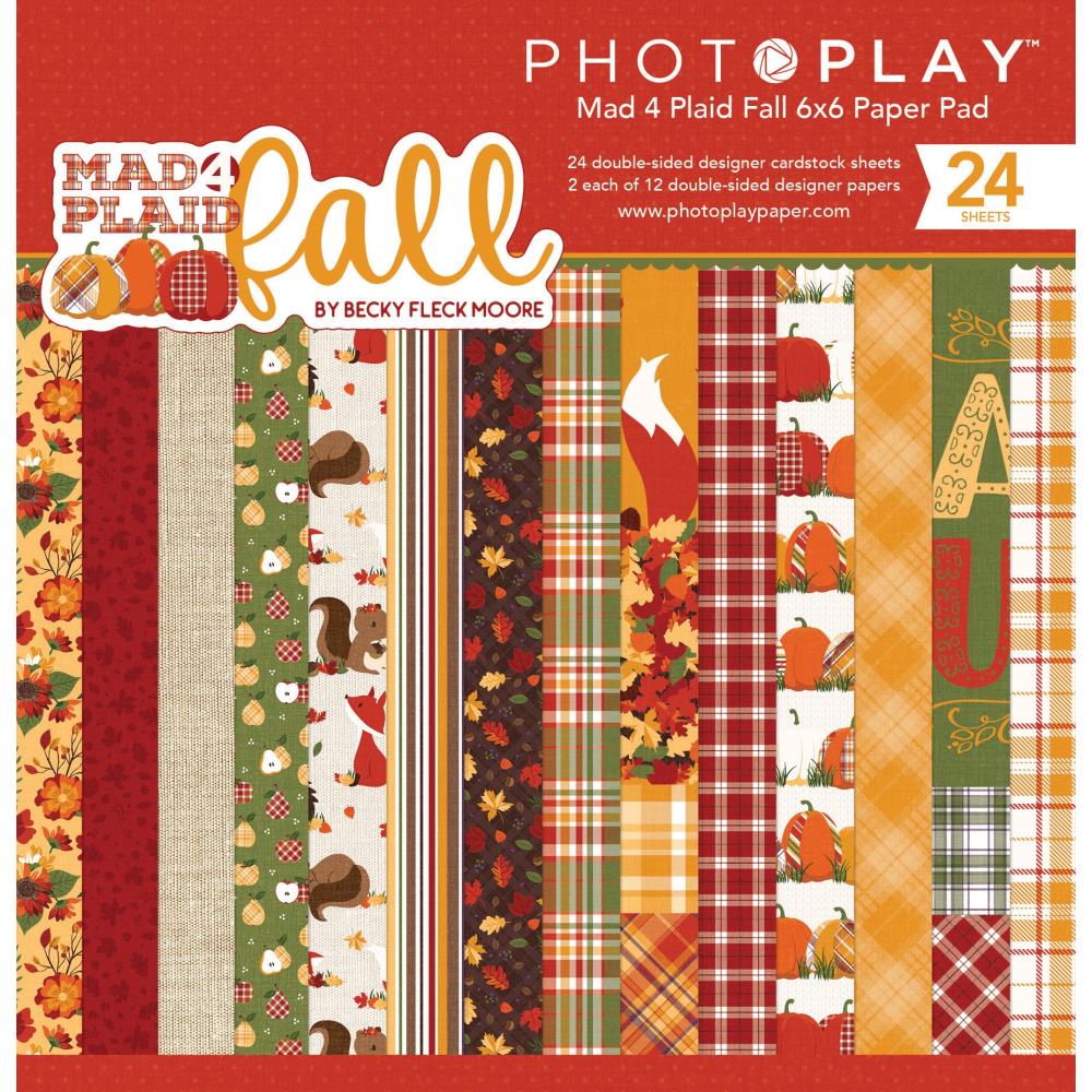 MPF9551 Mad 4 Plaid Fall 6x6 Paper Pad – CraftFancy