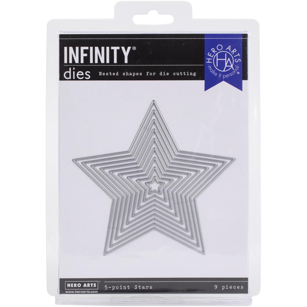 DI821-5 5 Point Stars Infinity Die – CraftFancy