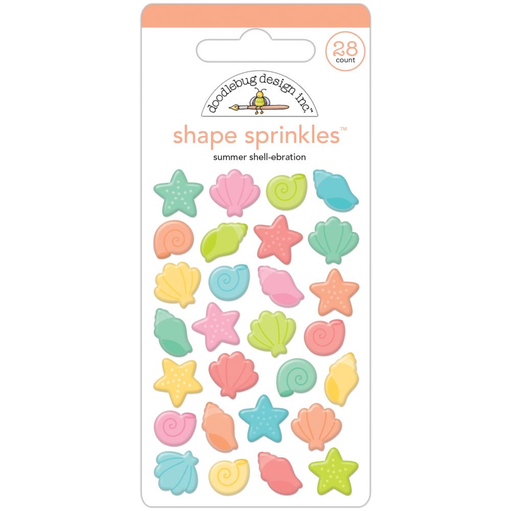 DS7747 Summer Shell-abration Sprinkle Enamel Shapes – CraftFancy