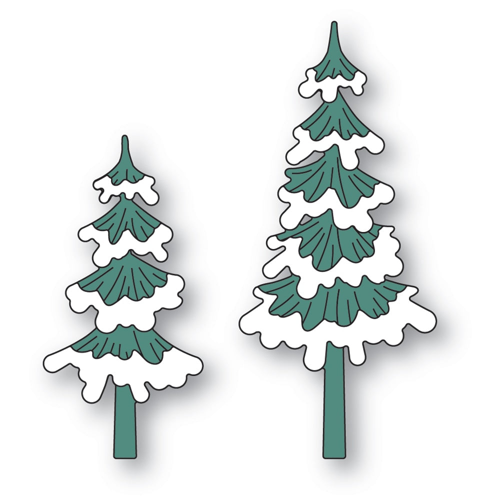 2551 Iced Pine Trees – CraftFancy