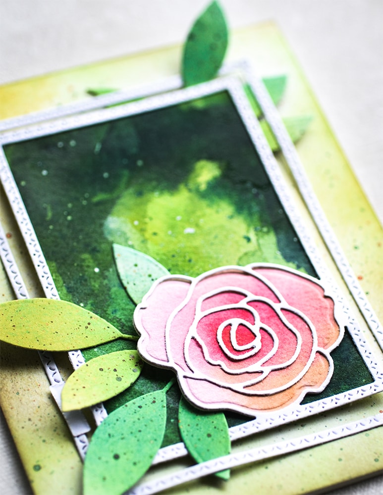 94414 Classic Rose Frame craft die – CraftFancy