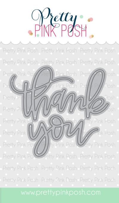 Thank You Script Die – CraftFancy