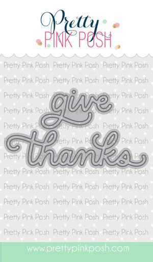 Give Thanks Script Die Set – CraftFancy