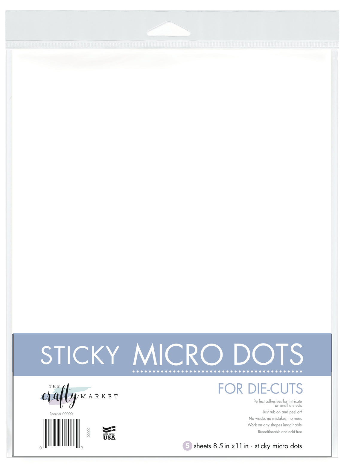 Sticky Micro Dots for Die Cuts – CraftFancy