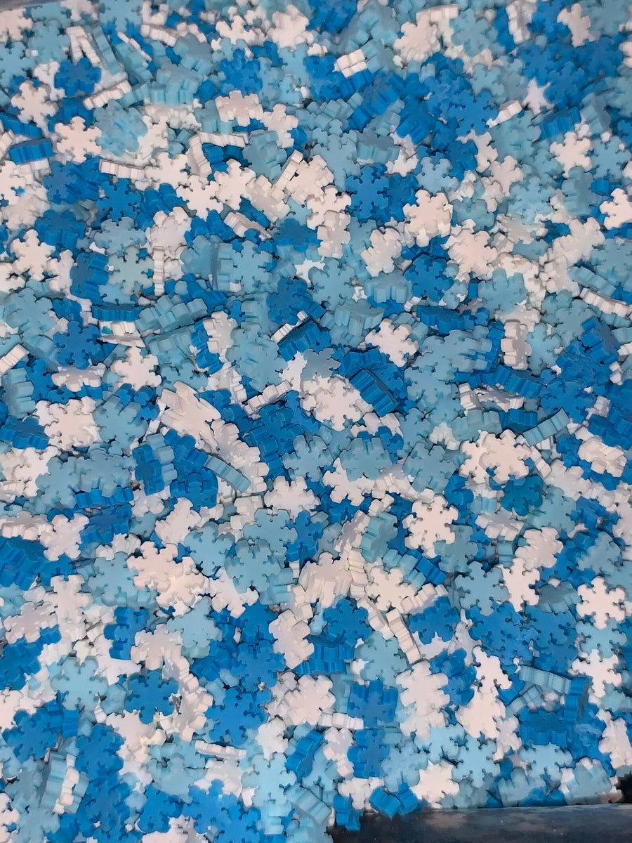 Snowflake Mix Shaker Elements – CraftFancy