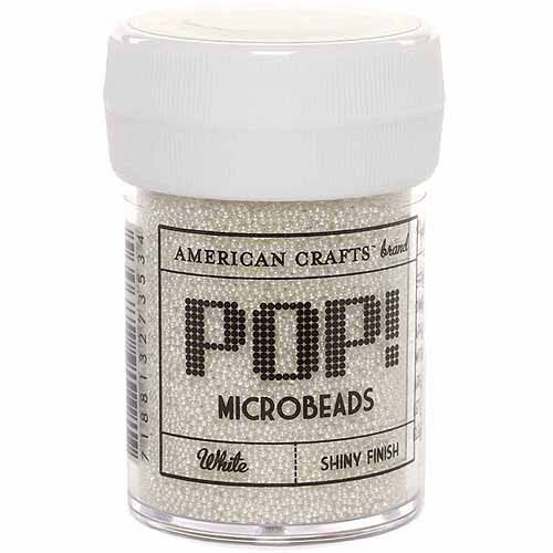 27353 American Crafts Pop! White Microbeads – CraftFancy